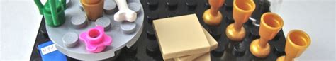 Lego Seder Table Minifig Passover Bible Belt Balabusta
