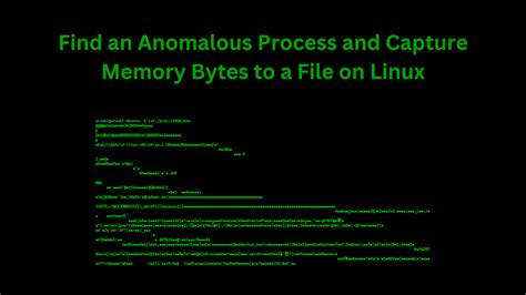 detect and capture linux process anomalies guide