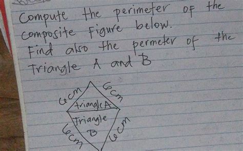 Compute The Perimeter Of The Composite Studyx