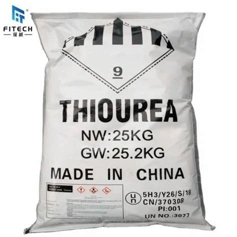 Grade Industrial Grade Thiourea Powder Thiourea Chemical Purity 99