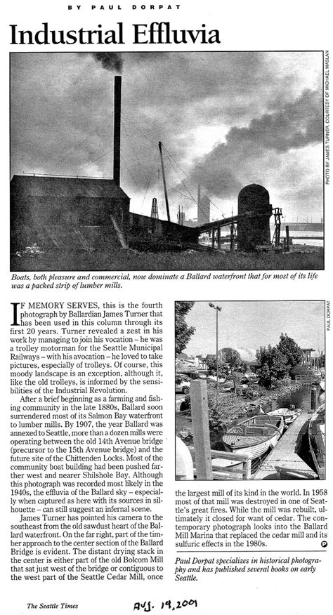 Seattle Now And Then Ballard Beginnings Seattle Now And Then