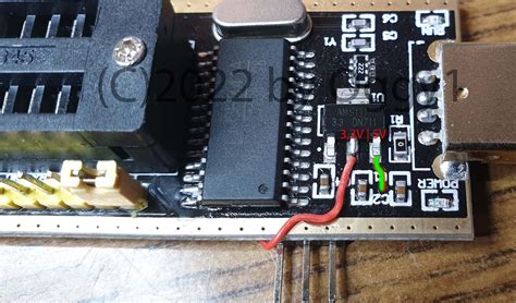 Ch341a Usb Programmer Auf 3 3v Und 5v Umrüsten Technik22 De