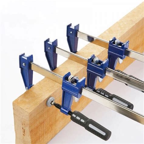 아이베란다 블루코팅 목공 클램프 F형 목공바이스 목재 공구 Ma 150mm 아이베란다 공식몰 목재 철물 공구