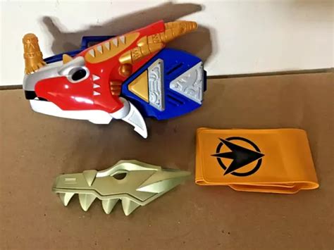 Power Rangers Dino Thunder Blue Triassic Morpher 2 Face Plates Strap Vvgc £3999 Picclick Uk