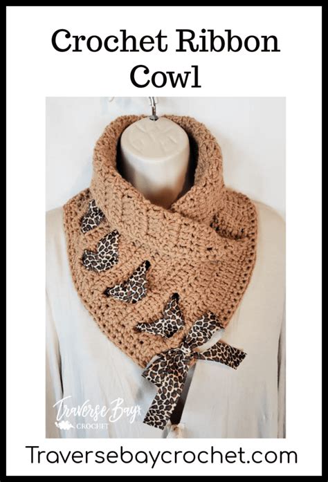 Crochet Cowl Free Pattern Crochet Neck Warmer Ribbon Headbands
