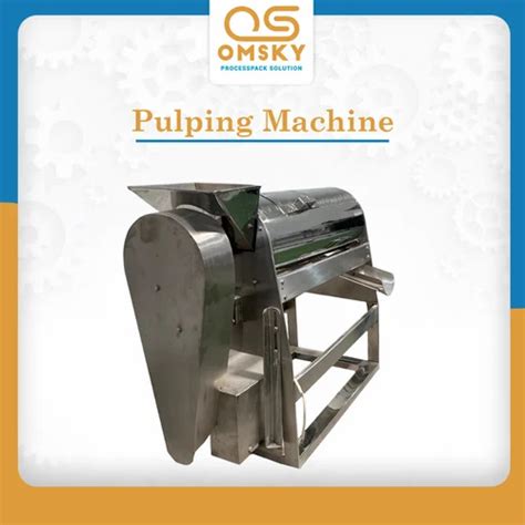 Stainless Steel Semi Automatic Pulping Machine 1 5 Hp At ₹ 40000 In