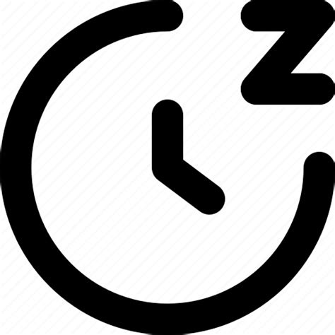 Clock Pause Sleep Time Stop Rest Alarm Icon Download On Iconfinder