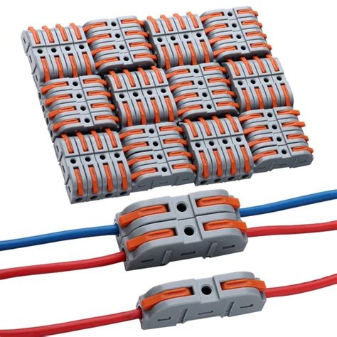 Cable Connectors Cable Terminal Block Quick Splicing Electrical Wire Connector Eur 16 54