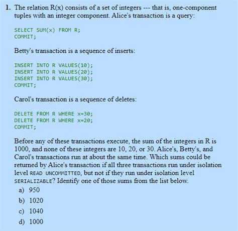 Solved The Relation R X Consists Of A Set Of Integers Chegg Com