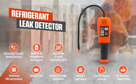 Refrigerant Leak Detector Hvac Detect All Halogen