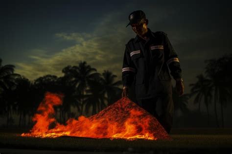 Premium Photo Preparing For Emergencies Security Officer In Bengkulu