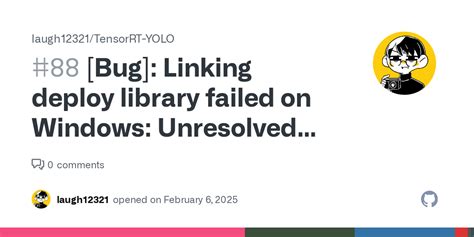Bug Linking Deploy Library Failed On Windows Unresolved External