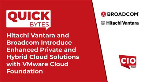 hitachi vantara and broadcom introduce enhanced private and hybrid cloud solutions with vmware