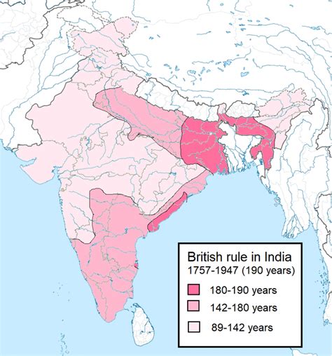 Duration Of British Rule In India 1757 1947 Rmapporn
