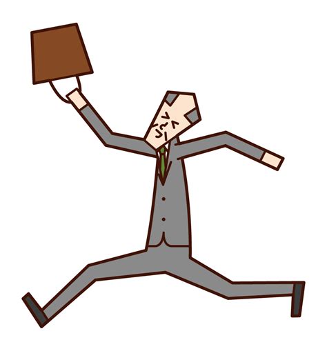 행복하게 뛰어다볼 사람의 일러스트 무료 일러스트 소재집 Kukukeke