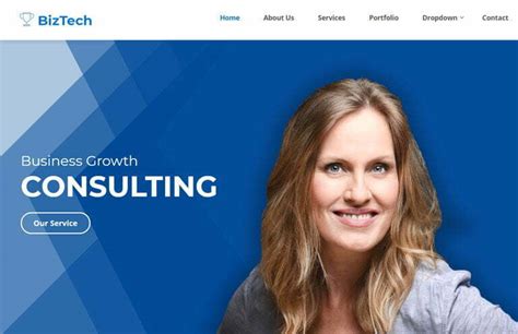 Biztech Corporate Free Bootstrap Template 2025 Webthemez