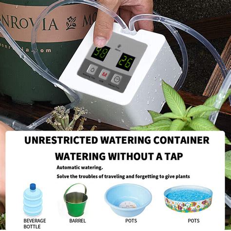 automatic watering system garden plant self irrigation timer diy drip
