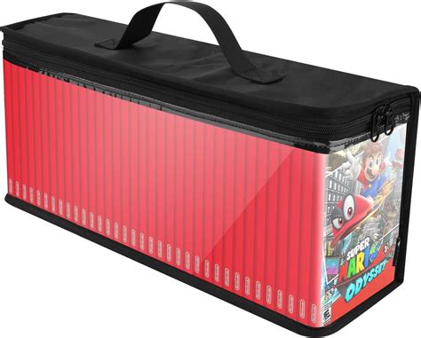 Caszlution Game Disc Storage Bag Compatible With Nintendo