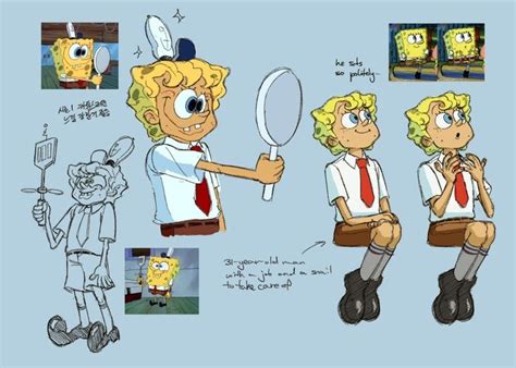 410669 Artist Needed Safe Spongebob Spongebob Human Mammal