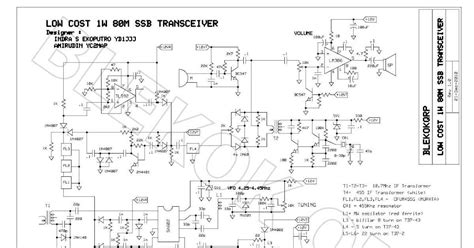 Building A Qrp Transceiver Schematic And Circuit Layout Wiremystique