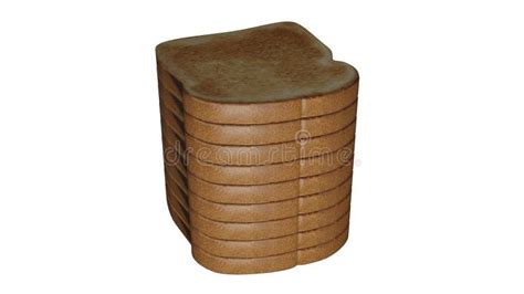 Bread Pieces Stock Illustration Illustration Of Limb 338080004