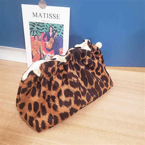 Leopard Print Makeup Bag Chic Style Mega Capacity For Your Beauty Essentials Muibou Group