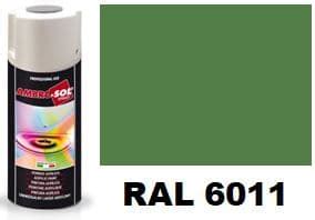 Ambro Sol Acrylic Spray Paint Gloss Ral 6011 Green Reseda 400ml Fino