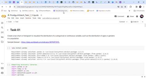 Vishal Singh On Linkedin Prodigyinfotech Dataanalyst Datascience Tasks Assignments