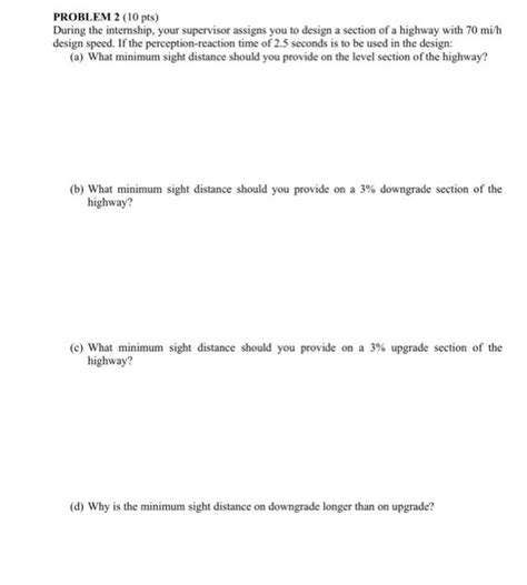 solved problem 2 10 pts during the internship your