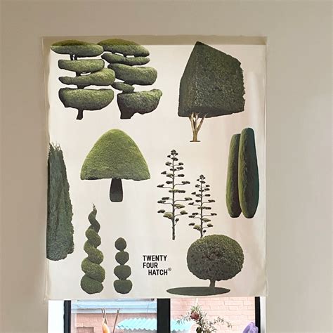 띠끄룸 띠끄룸 나무 트리 빈티지 감성 엔틱 패브릭 포스터 거실 가림막 그린 초록색 커튼 위시버킷