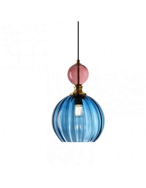 Modern Stained Glass Globe Pendant Light Stained Glass Lamp Kiki