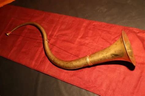 Muscial Instrument Brown Brass Curved Wind Instruments Size 3 Feet At