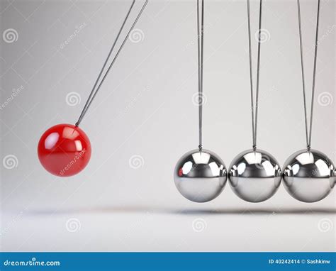 Balancing Balls Newton S Cradle Stock Illustration Illustration Of Background Imagination
