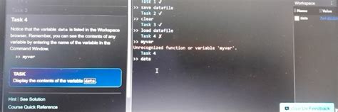 solved task 3 task 4 nolice that the variable data is listed