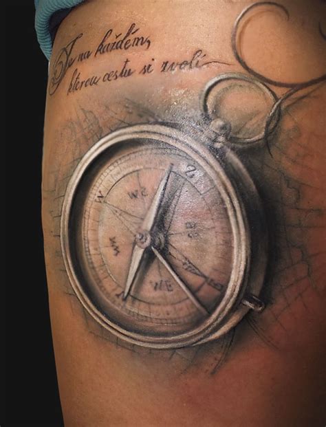 Kompas Compass Tattoo Compass Tattoo Design Tattoos