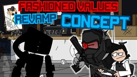 Fashioned Values Concept Fnf Darkness Takeover Vs Grimsworld Youtube