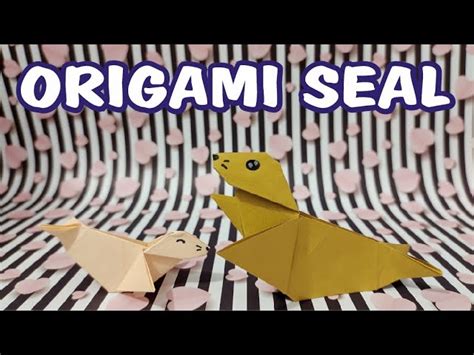How To Make An Origami Seal Origami Seal Page 1