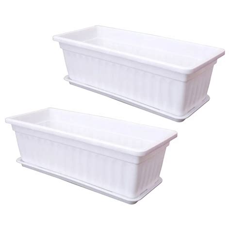 Rectangular Flower Pot Plastic Plants 13689630710 Oficjalne