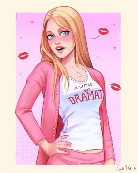 Regina George An Art Print By Luz Tapia Mean Girls Cute Drawings