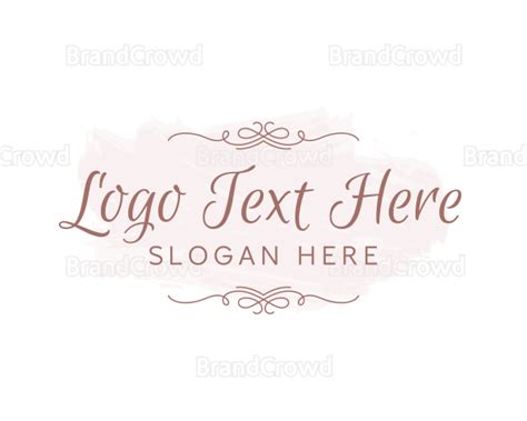 Elegant Feminine Script Wordmark Logo Brandcrowd Logo Maker