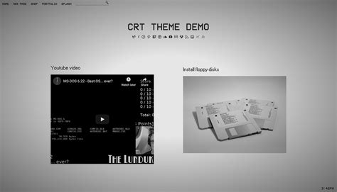 Crt Brutalist Themes