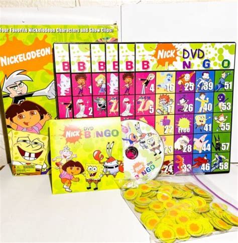 Nickelodeon Nick Dvd Bingo Spongebob Squarepants Dora The Explorer