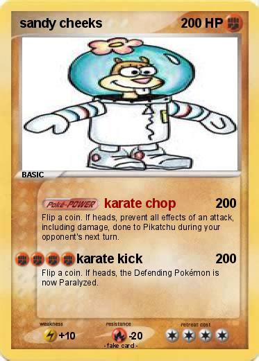 Pokémon Sandy Cheeks 33 33 Karate Chop My Pokemon Card