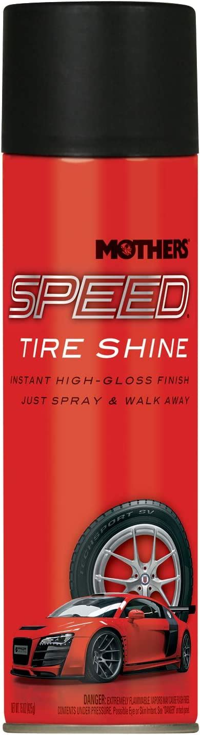 Mothers 16915 Speed Tire Shine 15 Oz Premium Tire Care Solutio