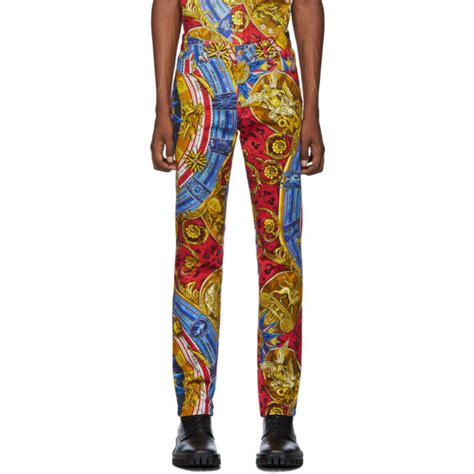 Moschino Multicolor Roman Scarf Jeans Moschino