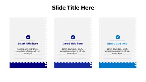 3 Cutted Papers With Waves 4064 Infographics And Slides Powerpoint