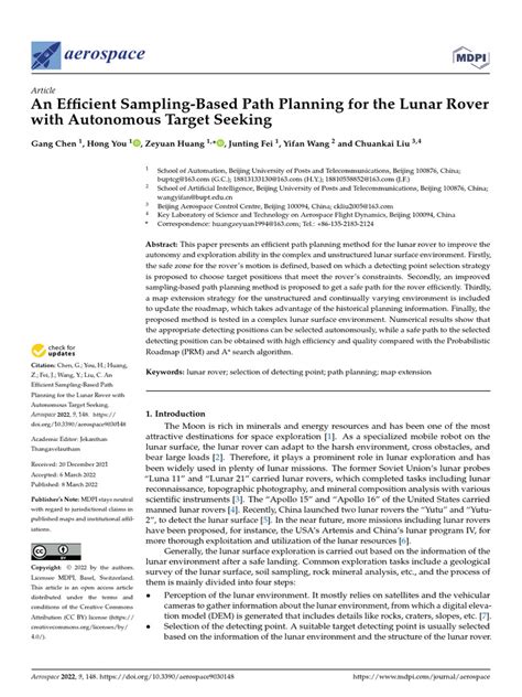 An Efficient Sampling Based Path Planning For The Lunar Rover With