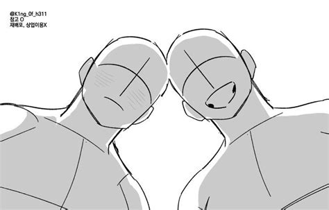 Drawing Reference Base Male Male Pose Drawing Reference Duo Base