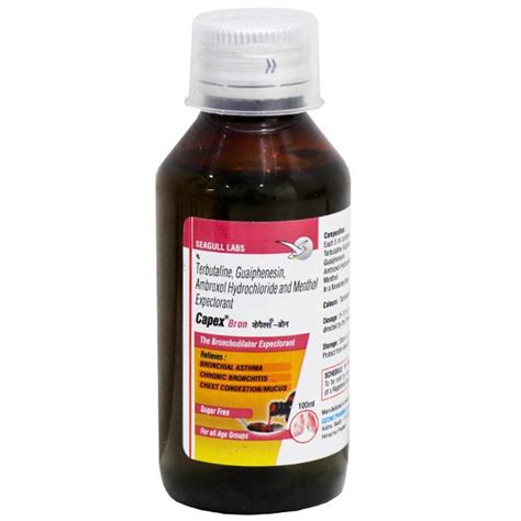 Buy Capex Bron Expectorant 100 Ml Online Uses Price And Side Effects Sastasundar