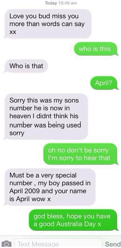 Dad Texts His Late Sons Phone Gets The Perfect Reply Good News Network